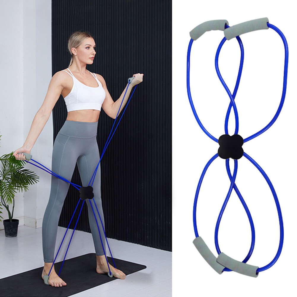 Strength Training Exercise Elastic Loop With Handles For Yoga ...