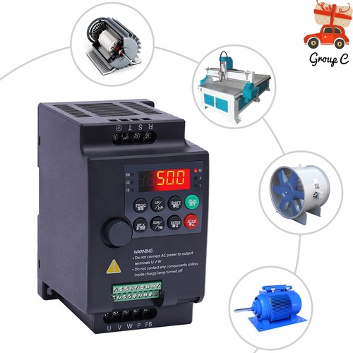 750W 1HP 3 Phase Variable Frequency Drive Converter Motor VFD Inverter Converter | eBay