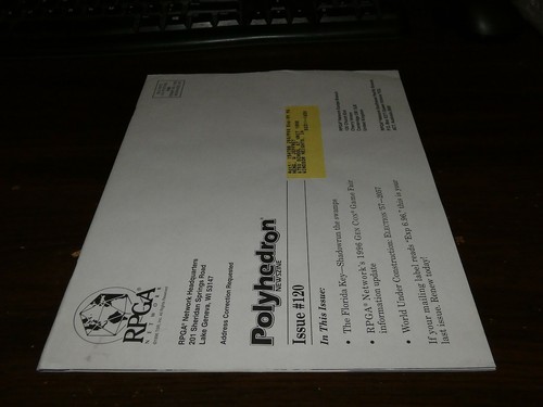 TSR: RPGA: Polyhedron Newszine Issue #120 with mailer | eBay