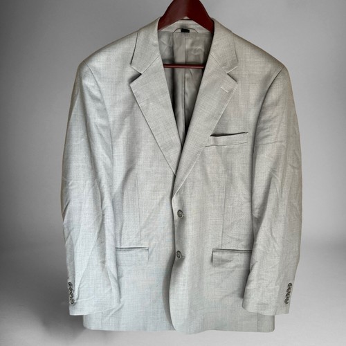 Paul Fredrick Wool / Silk Blazer Men’s 44L Sports Coat Jacket Professor ...