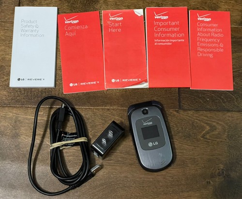 Used LG Revere 2 VN150S Gray (Verizon) Cellular Flip Phone | eBay