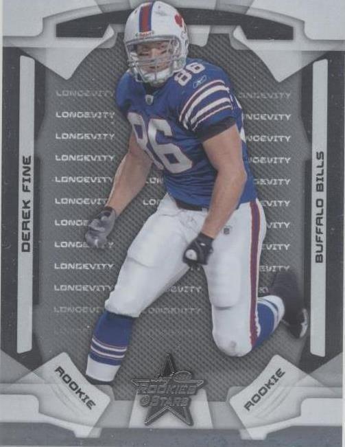 2008 Leaf Rookies & Stars - Rookie Derek Fine #190 Longevity Parallel ...