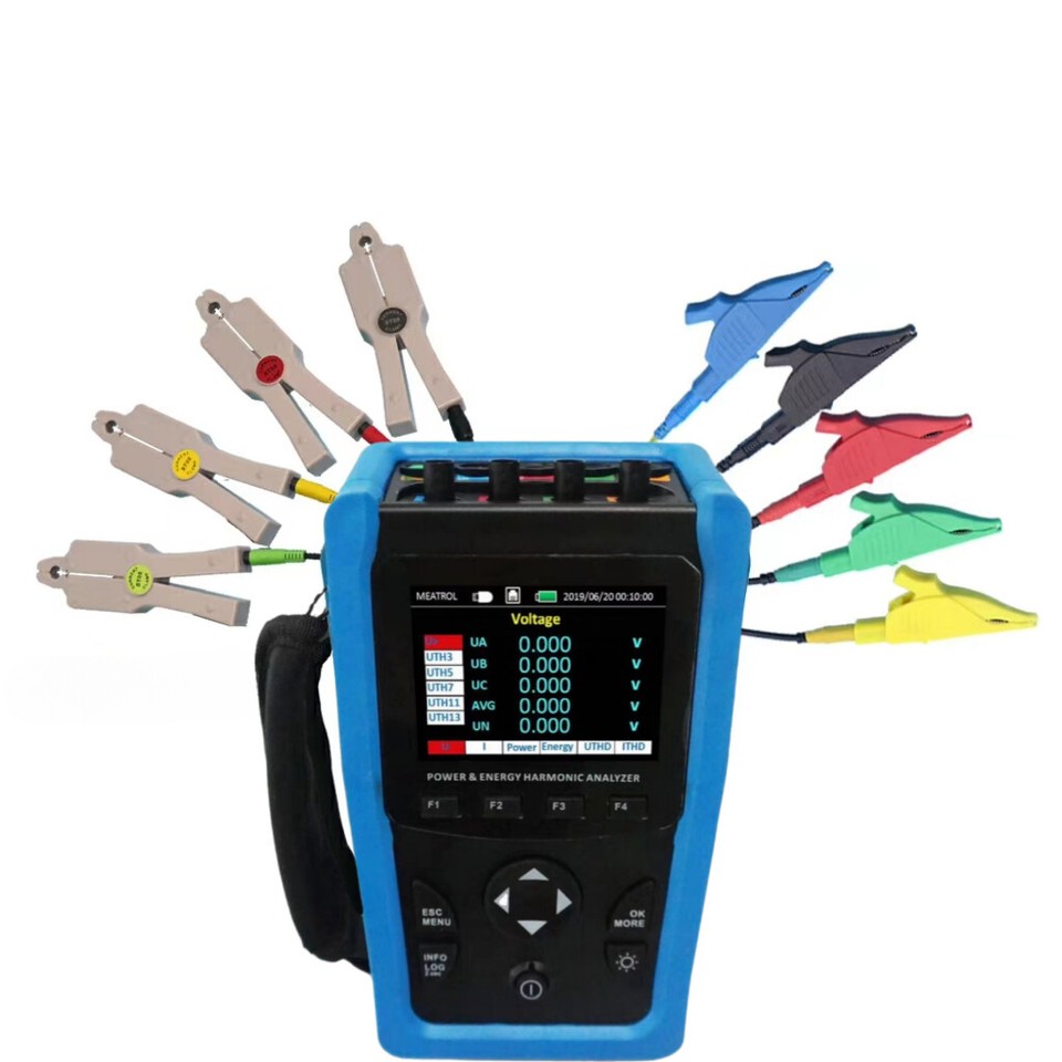 ME440 AC Power Analyser Handheld Voltage Current Power Factor Meter ...