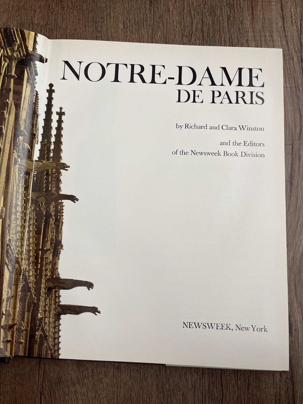 Notre-Dame De Paris Newsweek Richard Clara Winston Coffee Table Book | eBay