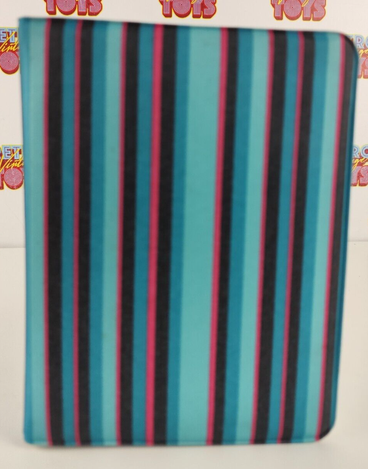 New Rigid Zip Pen Pencil Case No Brand Pierre Cardin Stripes 80s | eBay