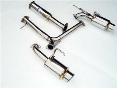 Invidia HS02N3ZGTP N1 Stainless Dual Exhaust System for 03-08 Nissan ...