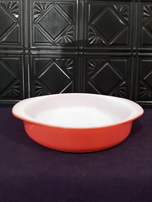 Vintage Pyrex Flamingo Pink Baking Dish / Pie / Casserole Plate #221 8 ...