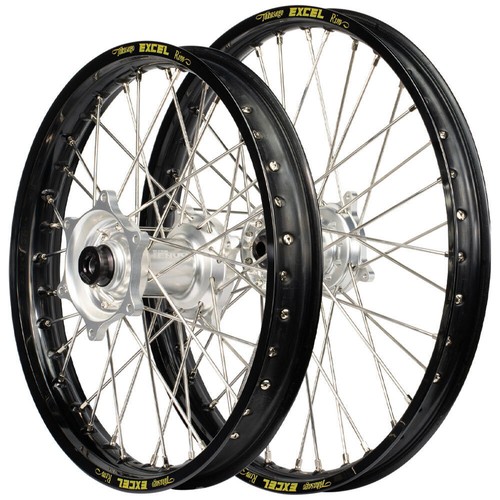 Yamaha YZ125 1990 - 1995 Envy / Excel SNR Wheel Set 21/19 Black Rims ...