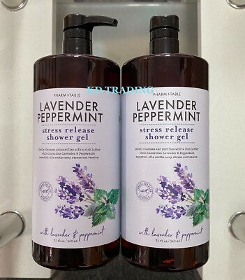 (2-Pack) PHARM to TABLE ~ LAVENDER PEPPERMINT Stress Release Soothing ...