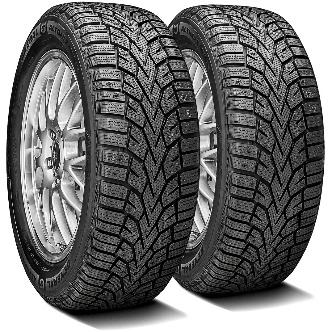 2 Tires 195/60R15 General Altimax Arctic 12 (Studdable) Snow Winter 92T ...