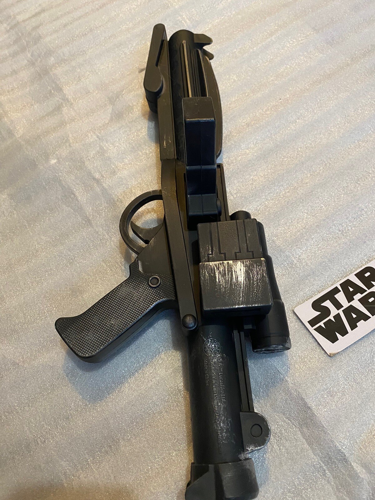Star Wars Storm Trooper Blaster Pistol Prop Costume Painted Weathered ...
