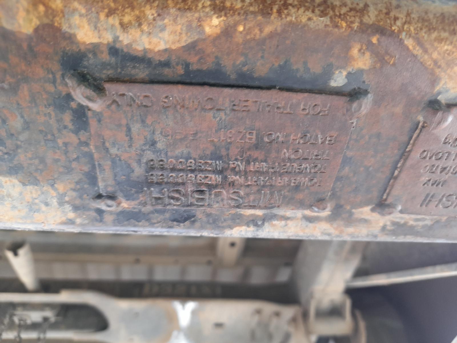 MITSUBISHI TRITON MN 4WD DUAL CAB 08/09-04/15 TOWBAR NON REAR STEP TYPE ...