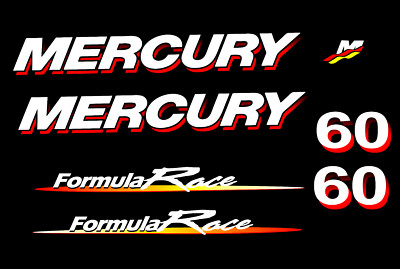 Mercury Outboards Mercury 60 FS 201 Factory Style Decals Kit | eBay