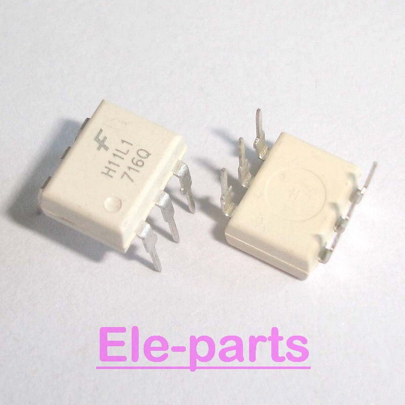 50 PCS H11L1 DIP-6 H11L1M 6-Pin DIP Optoisolators Logic Output Chip IC ...
