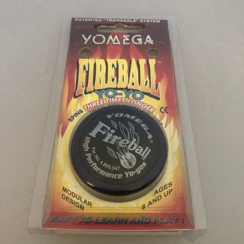 Vintage Yomega Yo-Yo Corp MADE IN USA Fireball High Perf Yo-Yo Blue Black NEW | eBay