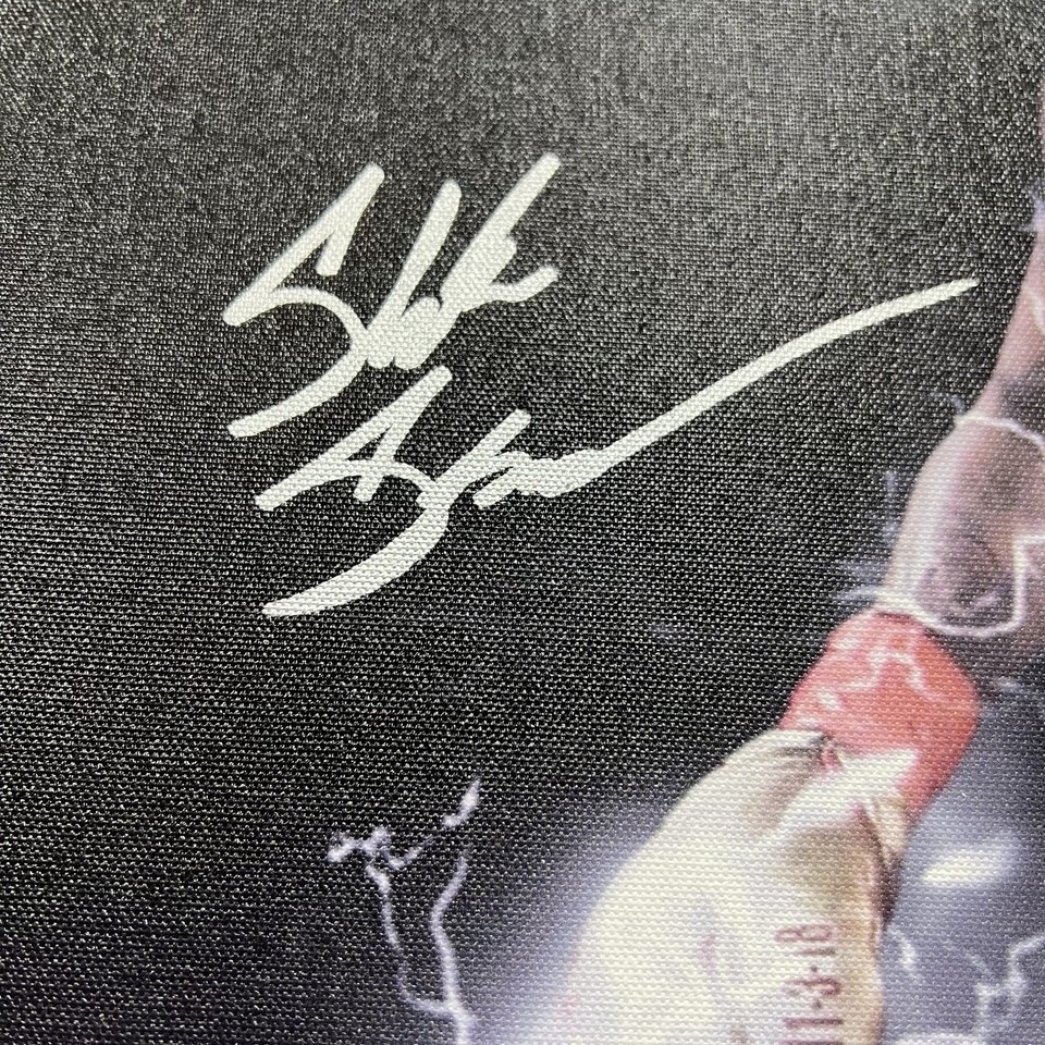 Shakur Stevenson Signed Canvas PSA Autographed Boxing | eBay