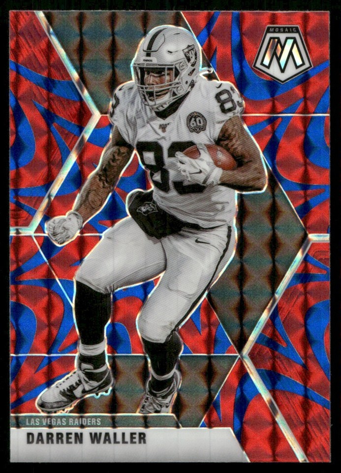 2020 Panini Mosaic Blue Reactive Prizm Darren Waller #109 | eBay