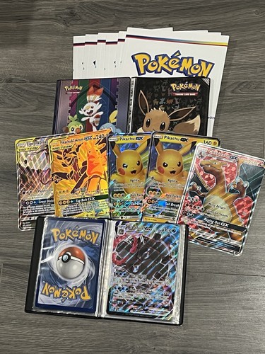 POKEMON MIXED LOT Oversized Jumbo Cards, Sleeves, Binders, Incomplete ...