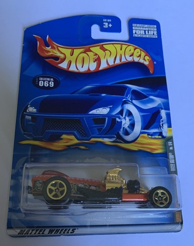 Hot Wheels 2001 Rigor Motor Skull & Crossbones Series 1/4 Orange New | eBay