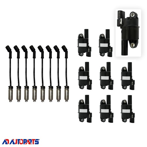 OEM Ignition Coil Package (8 GM Coils & 8 Spark Plug Wires) For LS1 LS2 ...