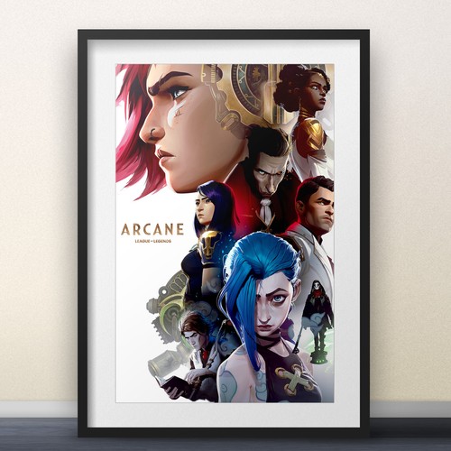 Arcane Poster 11x17 - League Of Legends gaming videogames wallart ...