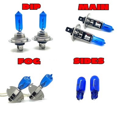 Headlight Fog Light Xenon H1 R501 H7 H3 7500K For Smart Fortwo 01/2004 ...