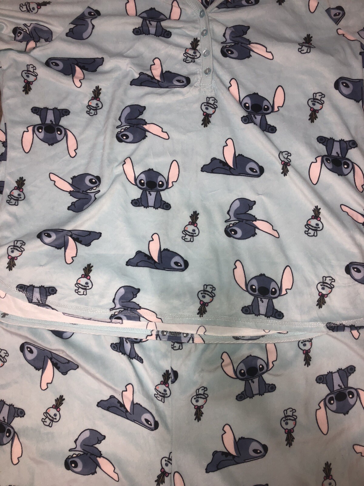 Lilo and Stitch Pajamas Top & Bottom Disney Rare Size… - Gem