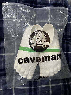 Crocs Imran Caveman Potato Slippers ( White ) Size-Small (6-8 ) | eBay