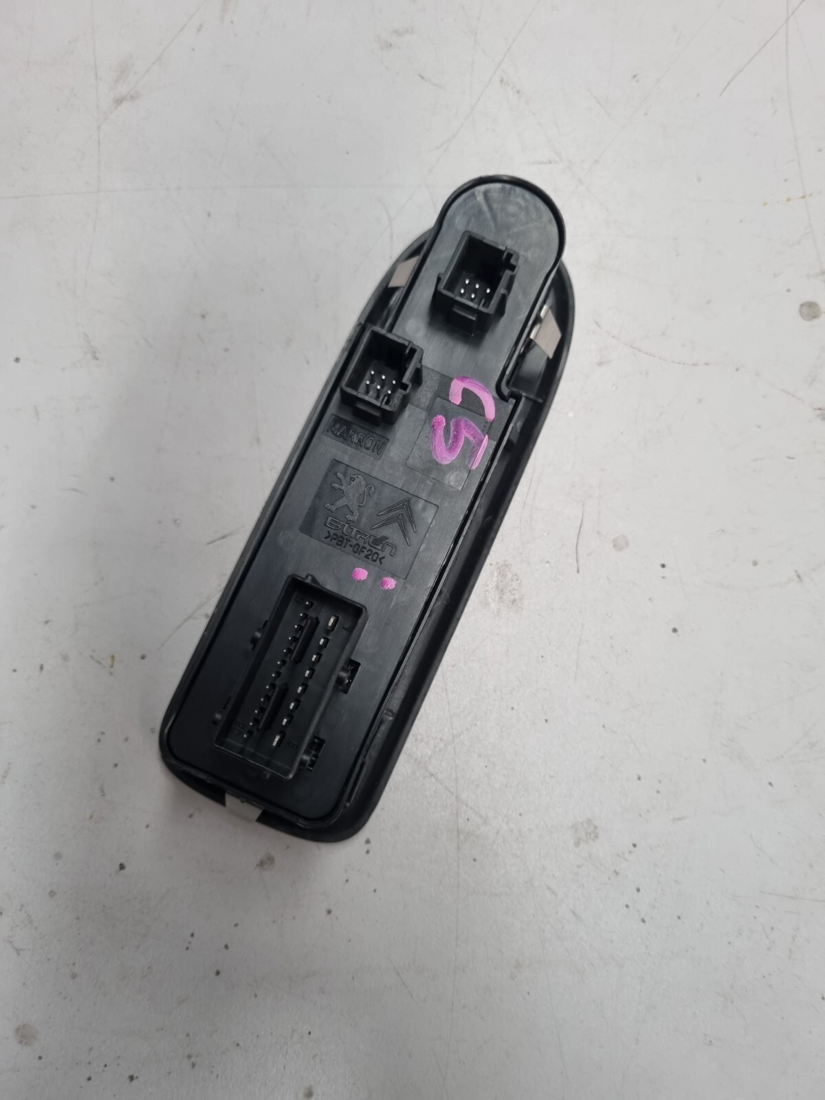 CITROEN C5 RIGHT FRONT WINDOW SWITCH X7, 2.0L DIESEL , 09/08-12/16 ...