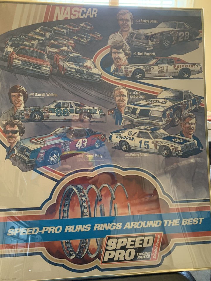 Vintage NASCAR Poster | eBay