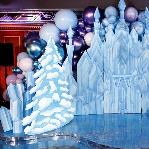 4 Feet Winter Snowy Tree Cardboard Cutout Stand up Winter Wonderland ...