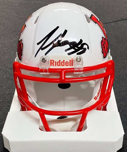 TAVION THOMAS SIGNED UTAH UTES RIDDELL ROSE BOWL MINI HELMET BECKETT ...