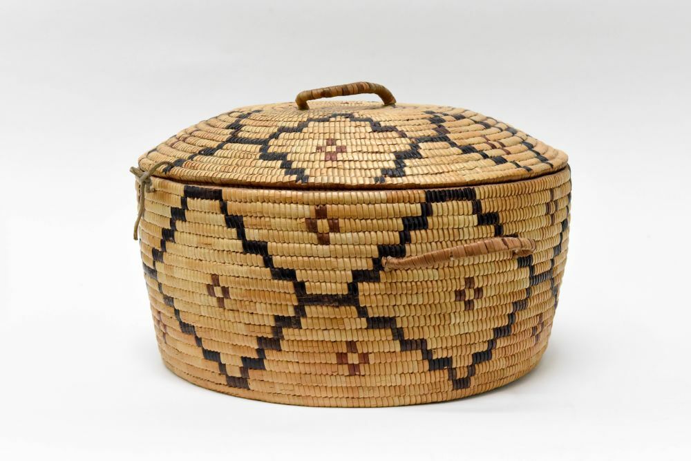 Antique Indian Basket Identification Encoded In The Weave: Identifying