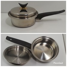 Vintage Wonder Ware Thermium Multi Plex Pot Pan - Stainless Steel for ...