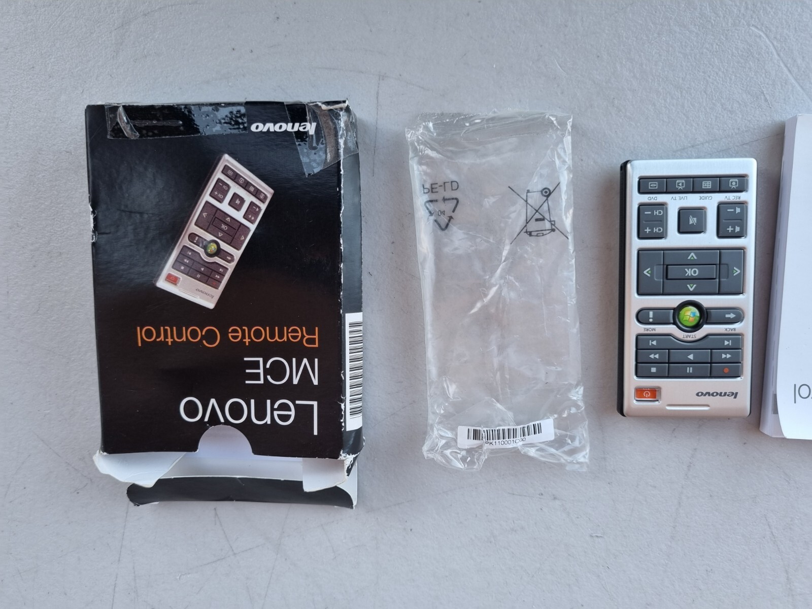 New Lenovo RC2292601/01 MCE remote control. Lenovo MCE Remote Control ...