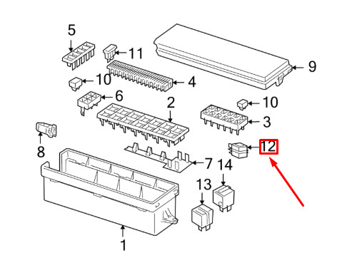 Land Rover Discovery 4 L319 Accessory Power Relay YWB500020 OEM for ...