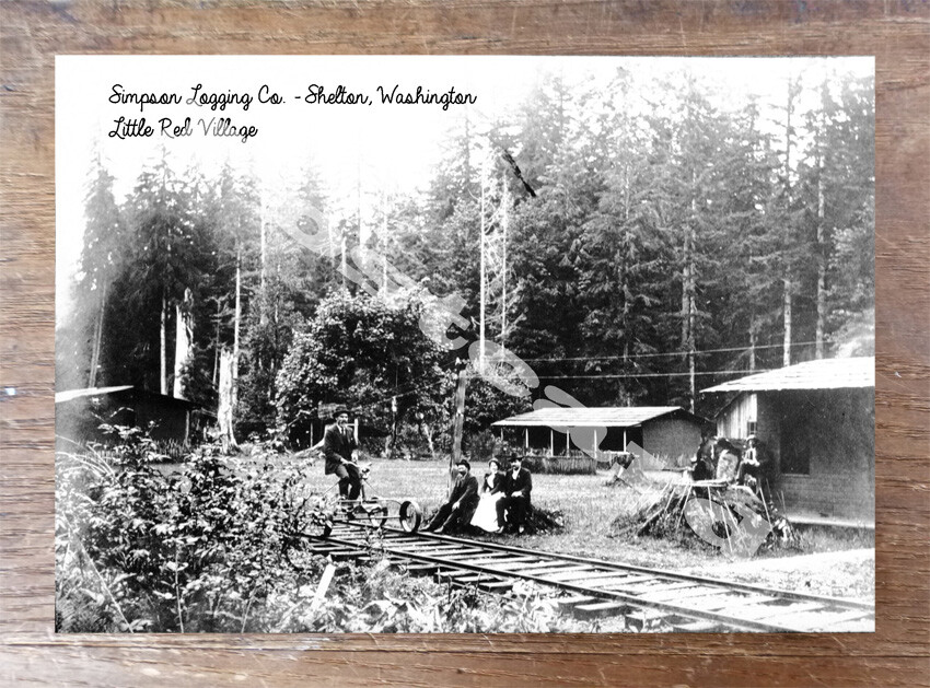 Historic Simpson Logging Co. - Shelton, Washington Logging Camp ...