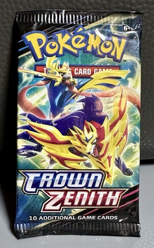 Pokemon TCG Crown Zenith Booster Pack New Sealed | eBay