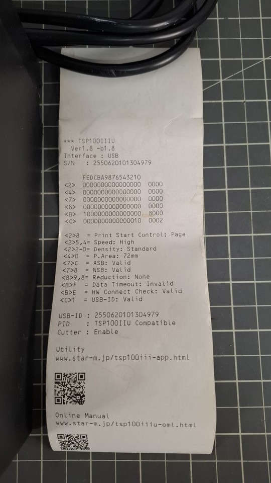 Star Micronics TSP100iii futurePRNT TSP143IIIU POS Receipt Printer ...