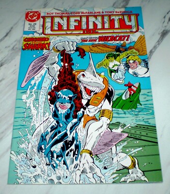 Infinity Inc. #26 NM/MT 9.8 WHITE pgs 1986 DC Todd McFarlane New ...