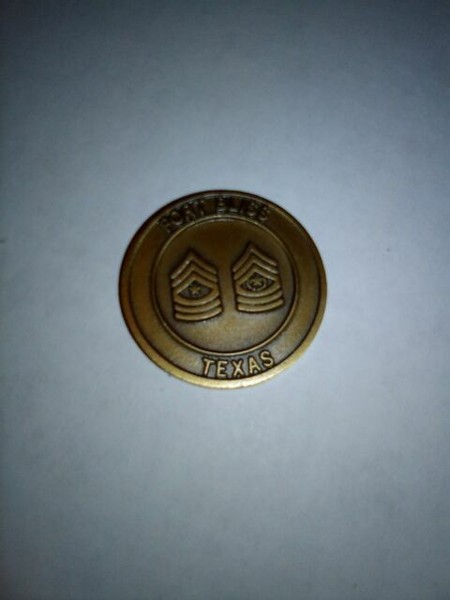 Sergeants Major Academy Ft. Bliss Texas Challenge Coin 1 1/2 Inches for ...