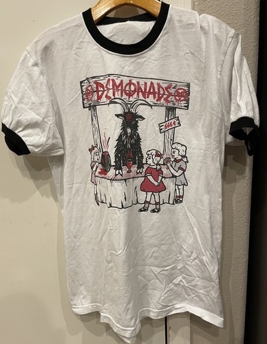 Demonade Sale Stand Ringer Shirt White Black Medium | eBay