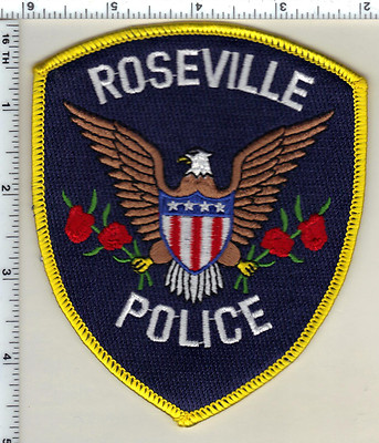 Roseville Police (Michigan) Shoulder Patch - new from 1991 | eBay