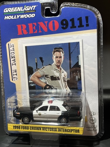 Greenlight Hollywood 1:64 Reno 911 1998 Ford Crown Victoria Police ...
