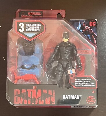 DC Comics The Batman 4-inch Action Figure w/ 3 Accessories - NEW | eBay