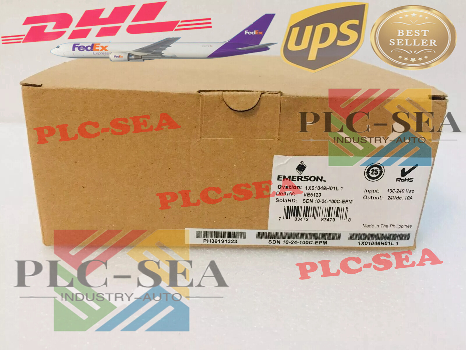 Westinghouse Emerson 1X01046H01L1 Ovation DeltaV Power Module - FedEx ...