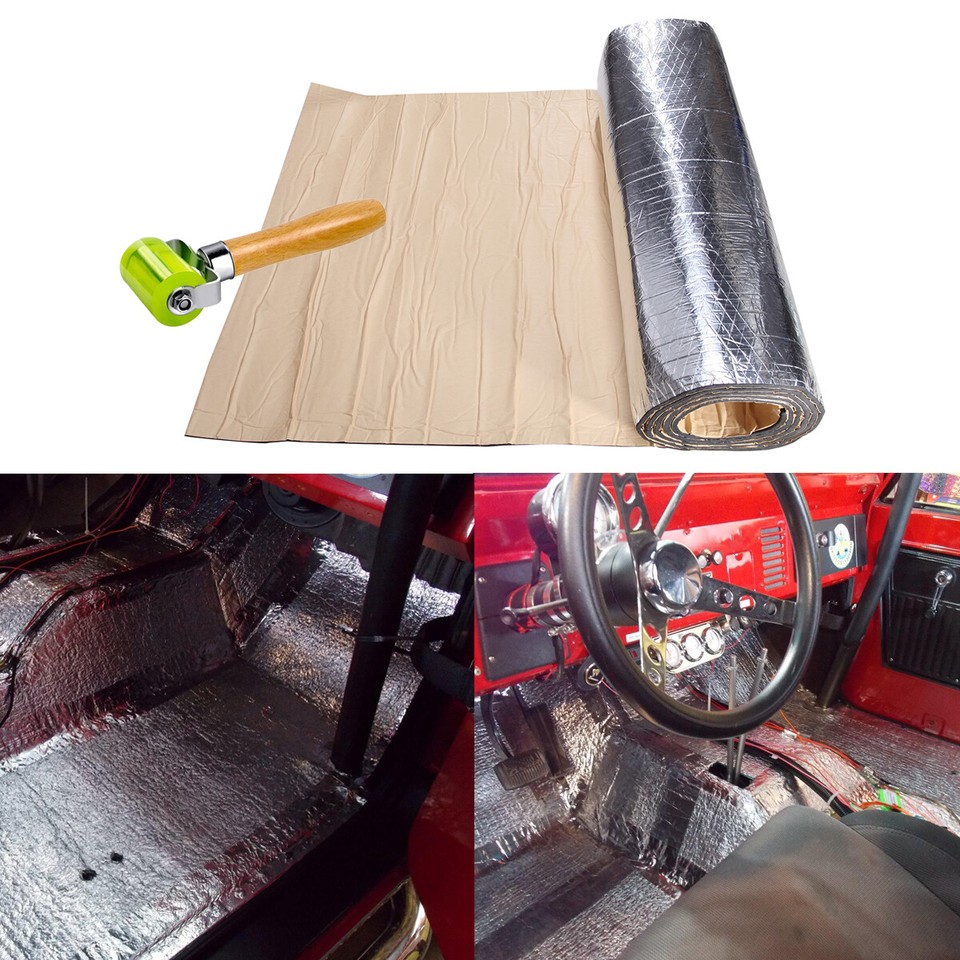 40"x40" Firewall Sound Deadener Car Heat Shield Insulation Deadening ...