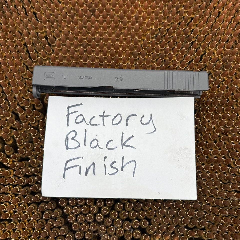 Glock 19 Factory OEM Brand New Gen 3 Stripped Slide Upper Part Black ...