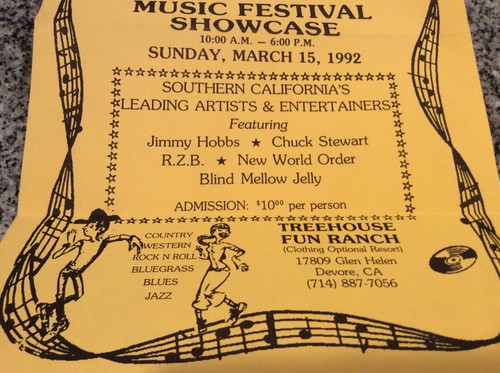 Treehouse Fun Ranch Devore California 1992 Rocky Zharp Flyer Brochure ...