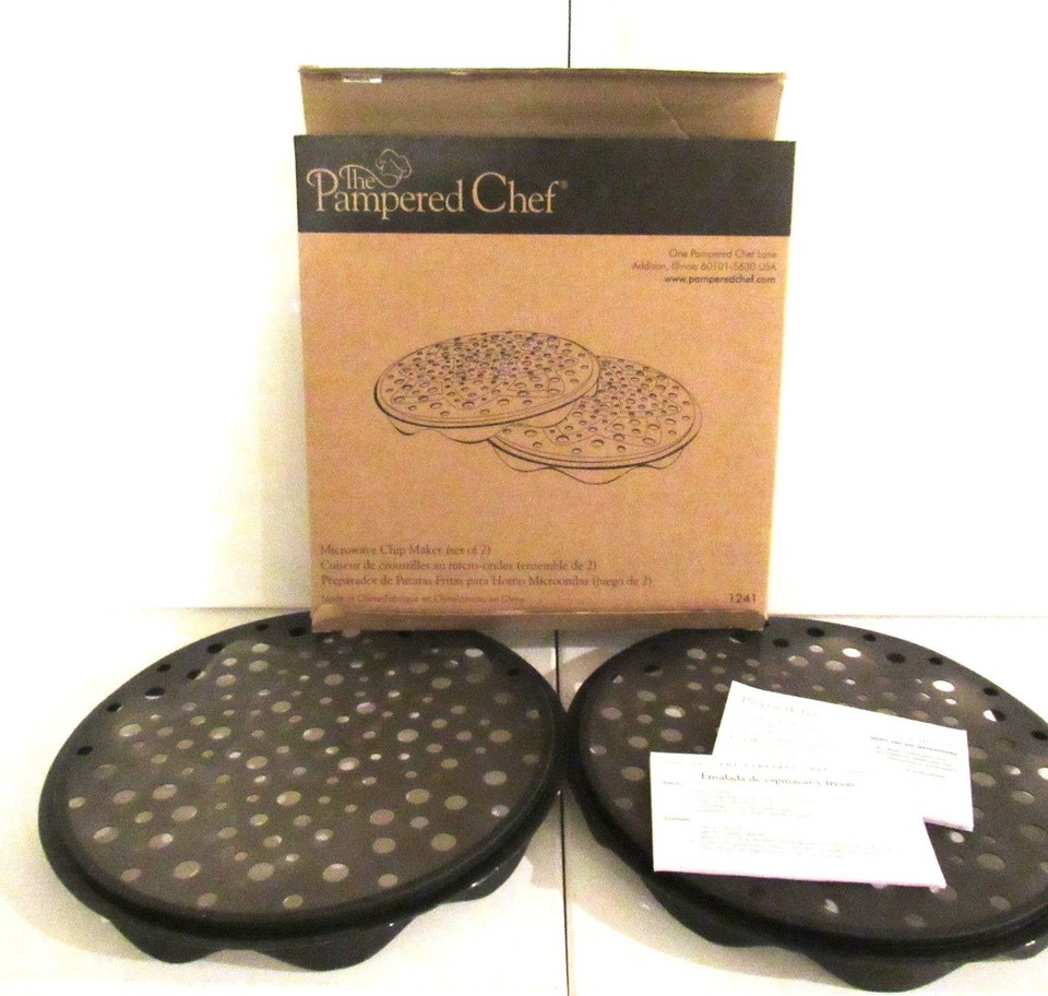 Pampered Chef Microwave Chip Maker Set | eBay